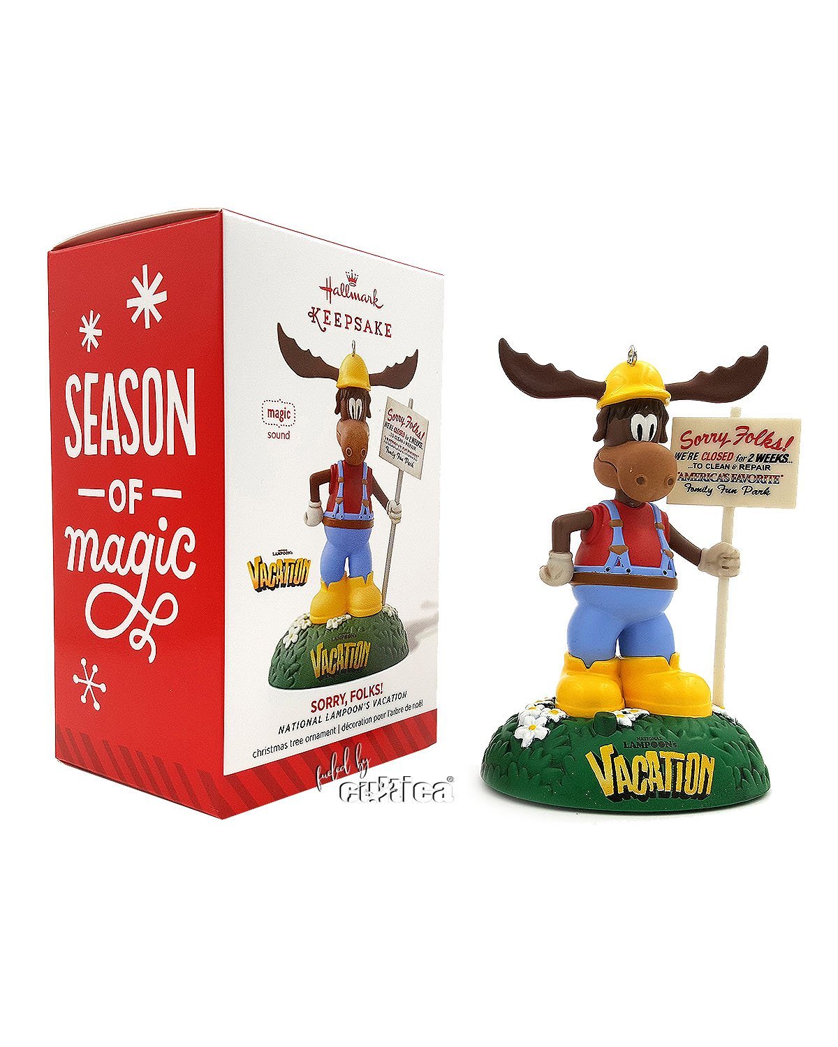 Hallmark Ornament 2015 Marty Moose - griswoldshop